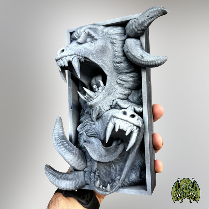 3D Printable Demon Book Nook [FDM/ Resin BOOK NOOK] by Miniatures of ...