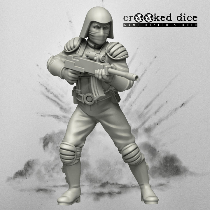 3D Printable ASP Female Troopers by Karl Perrotton