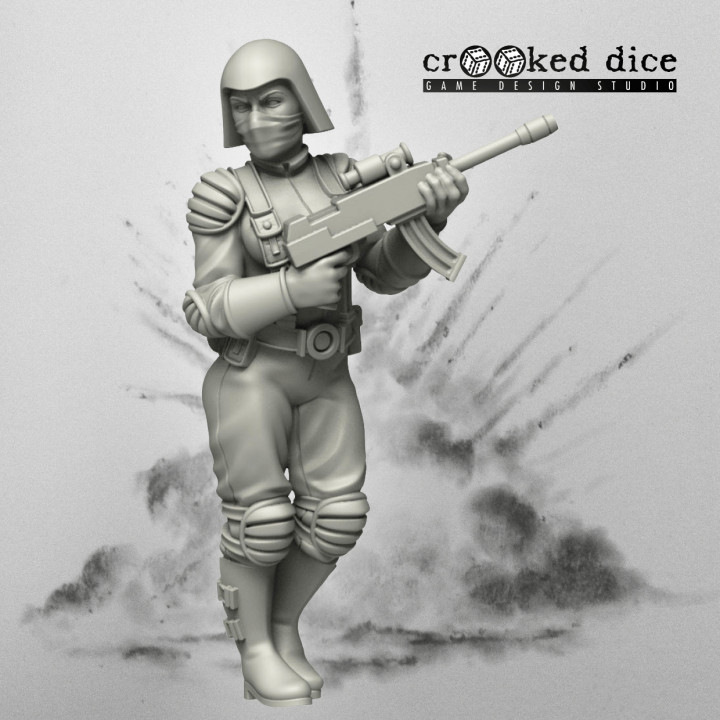 3D Printable ASP Female Troopers by Karl Perrotton