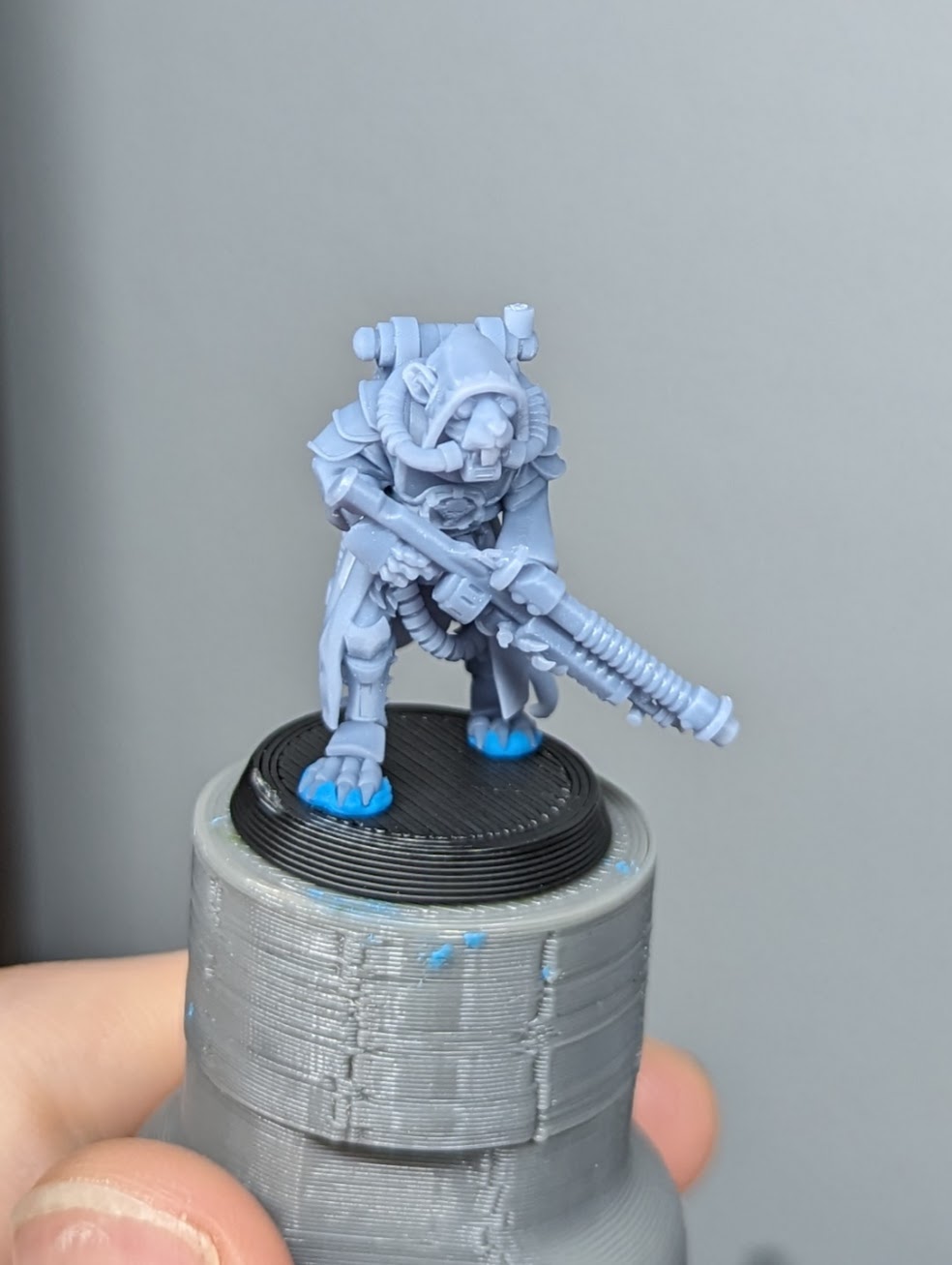 3D Printable DARK FUTURE TECH RATS SET 1 by vinciminiatures