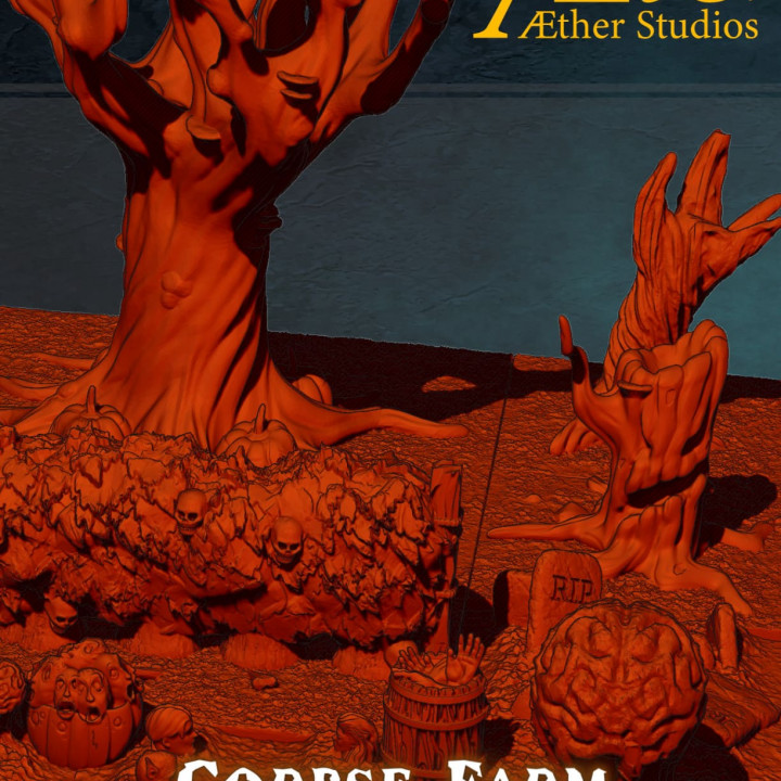 3D Printable AEWEEN02 - Corpse Farm by Aether Studios