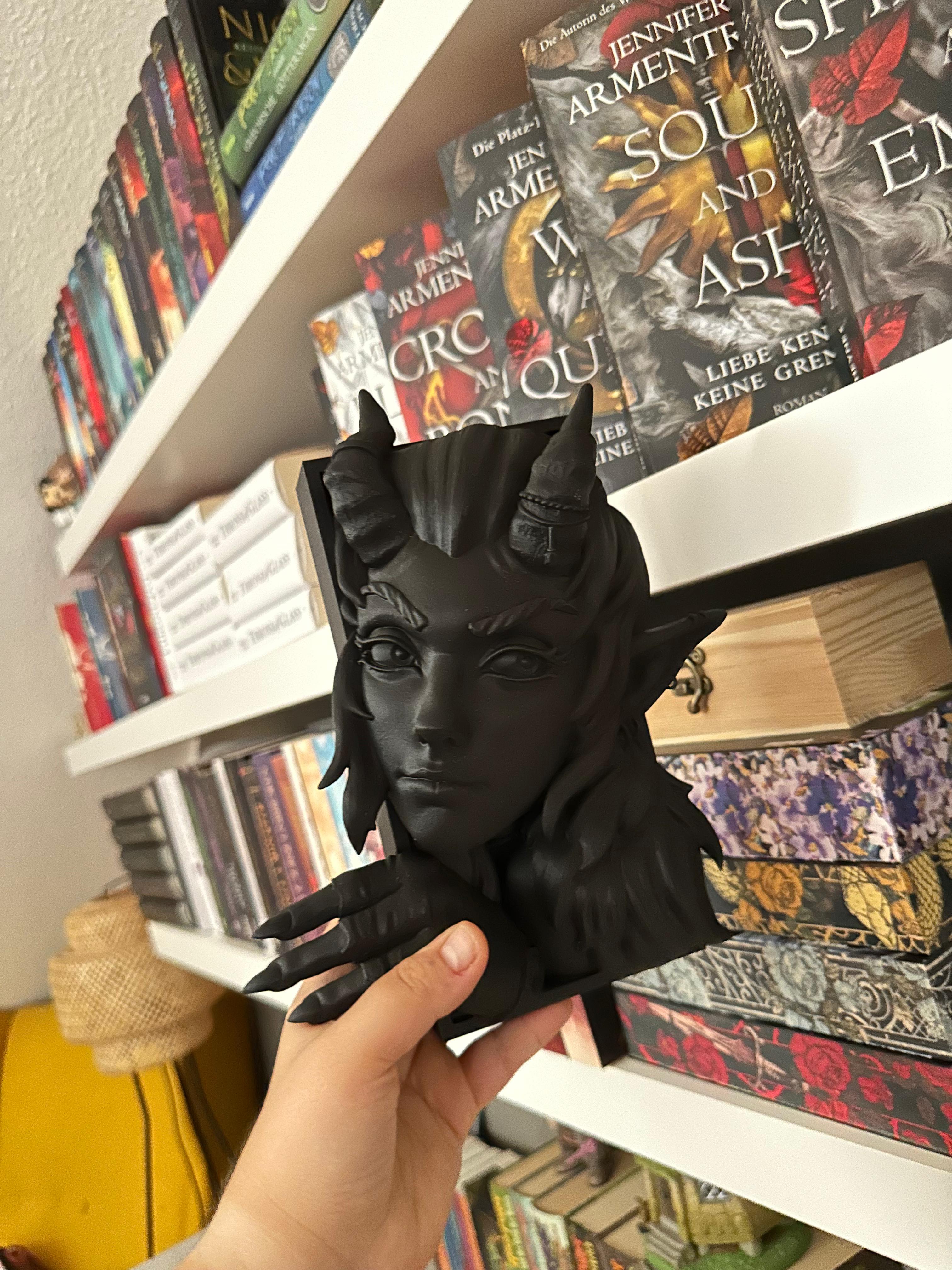 3D Printable Devil Woman Book Nook [FDM/ Resin BOOK NOOK] by Miniatures ...