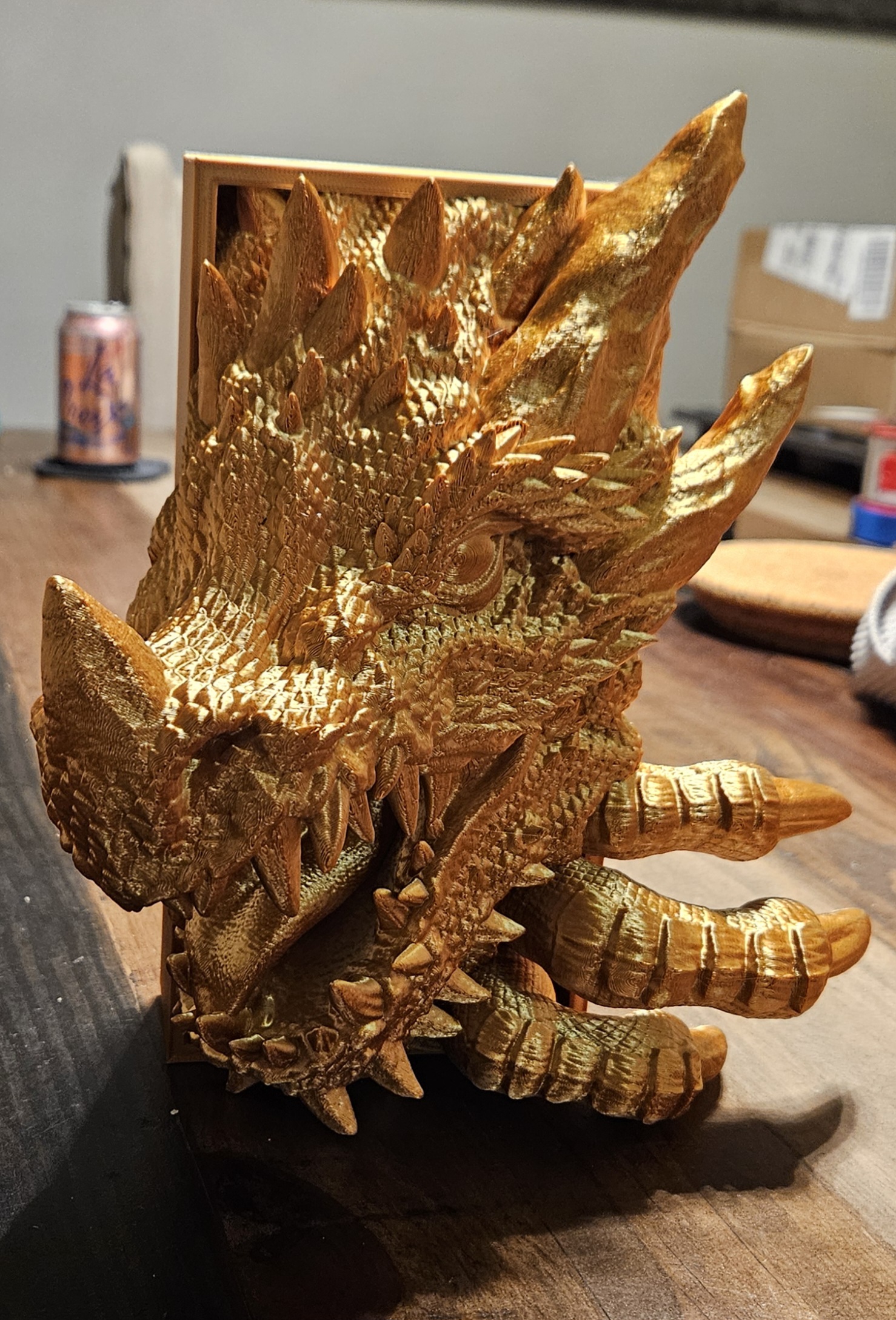 3D Print of Dragon Booknook [FDM/Resin BOOK NOOK] by ItsJakeland