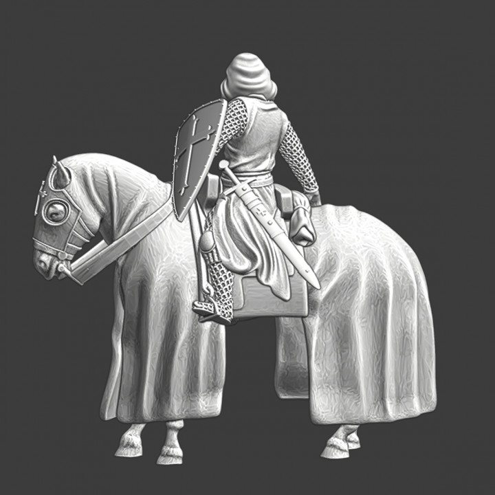 3D Printable Order of Lazarus - Mounted Leper Knight by Northern ...