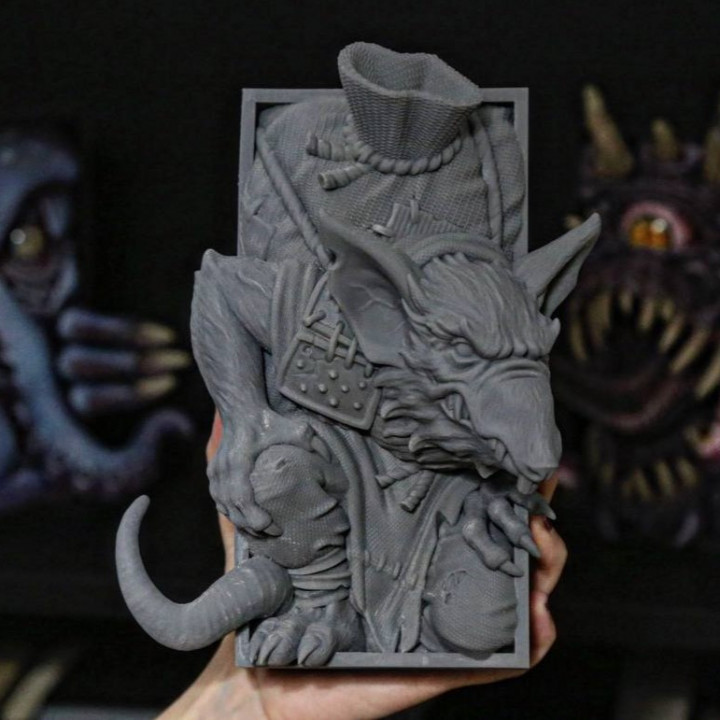 3D Printable Rat Book Nook [FDM/Resin BOOK NOOK] by Miniatures of Madness