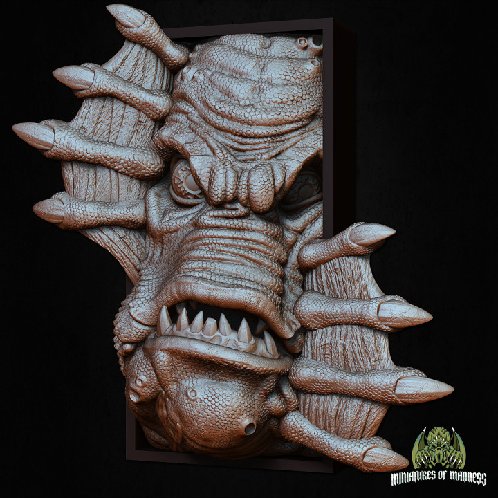 3D Printable Swamp monster Book Nook [FDM/Resin BOOK NOOK] by ...