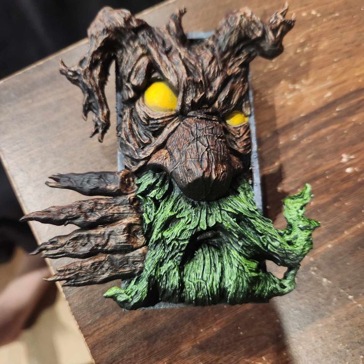 3D Print of Tree Monster Book Nook [FDM/Resin BOOK NOOK] by Redvain