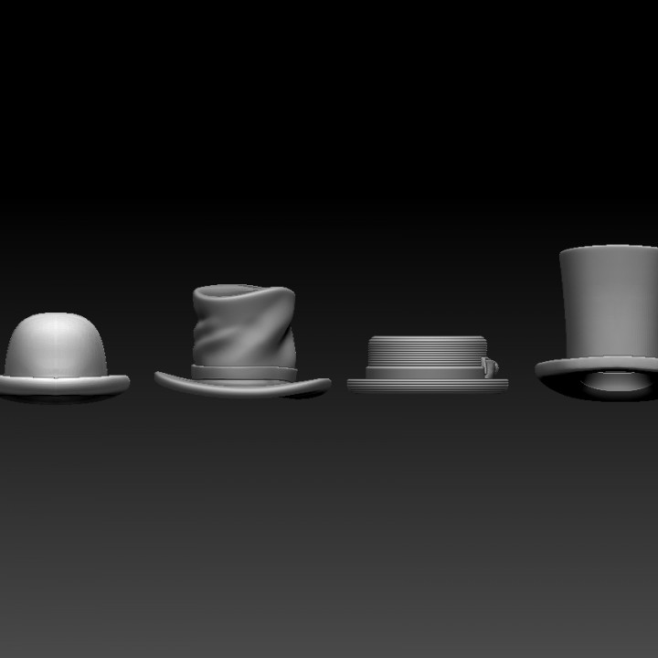 3D Printable hats for GENTLEMAN by Dmitry Tishchenkov
