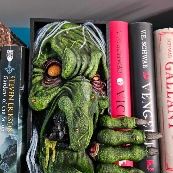 3D Print of Witch Book Nook [FDM/Resin BOOK NOOK] by MarcMilitello