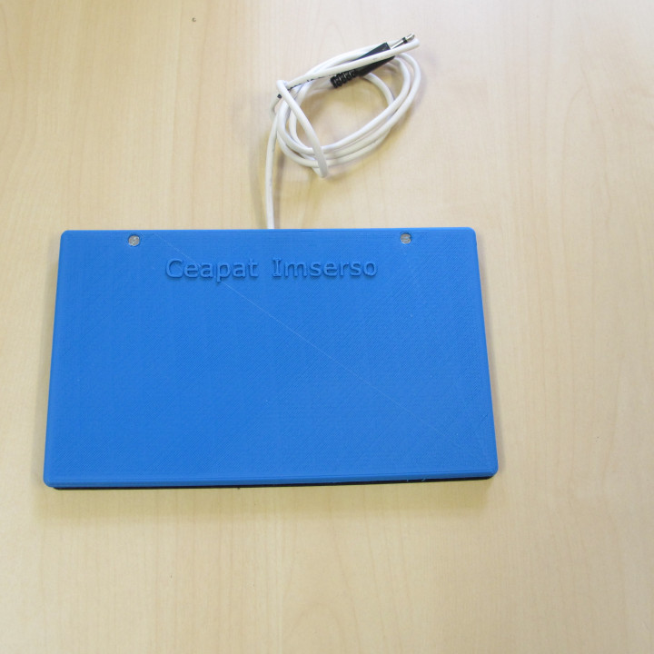 3D Printable Hand switch JJ3/Pulsador JJ3 by Ceapat - Imserso