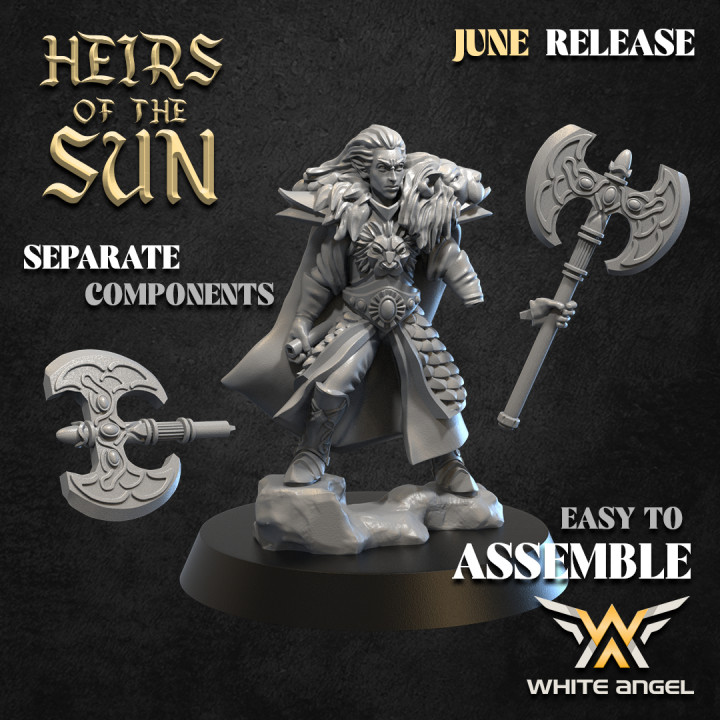 3D Printable LION COMMANDER - HEIRS OF THE SUN (JUNE 2023 RELEASE) (ELF ...
