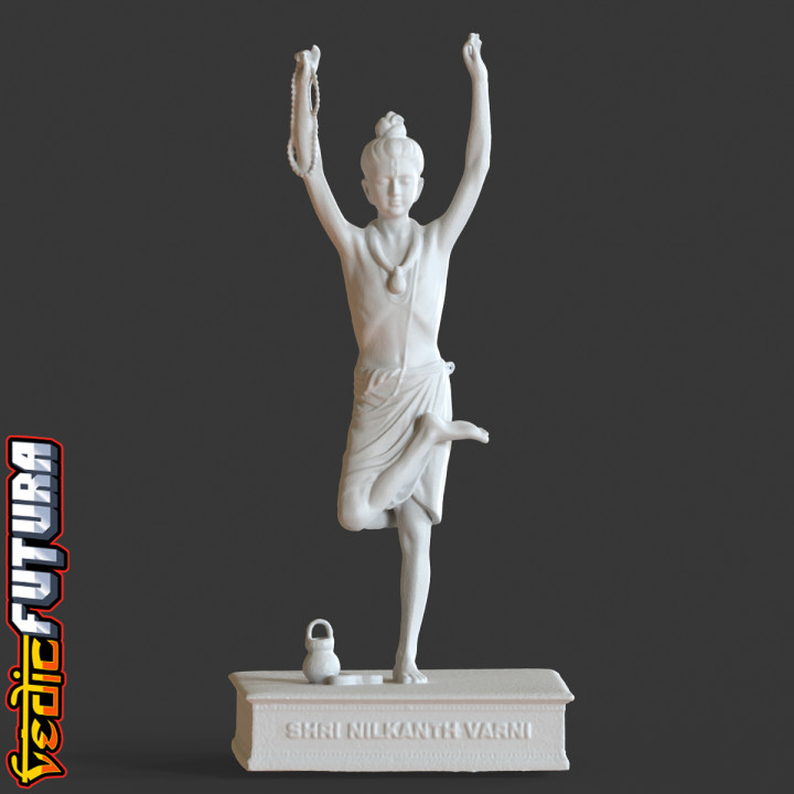3D Printable Nilkanth Varni - Teenage Divinity by VedicFutura
