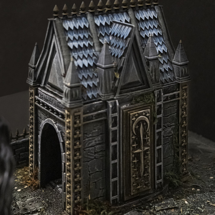 3D Printable Printable Graveyard by BlackCobraMiniatures