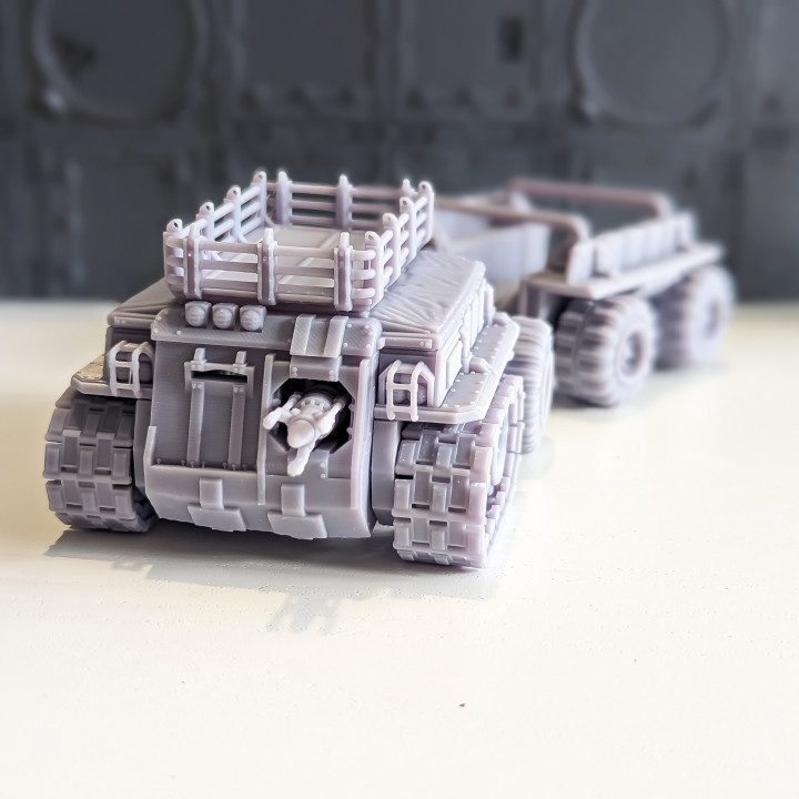 3D Printable Wasteland Mimas Tank by Print Minis