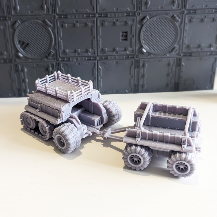 3D Printable Wasteland Mimas Tank by Print Minis