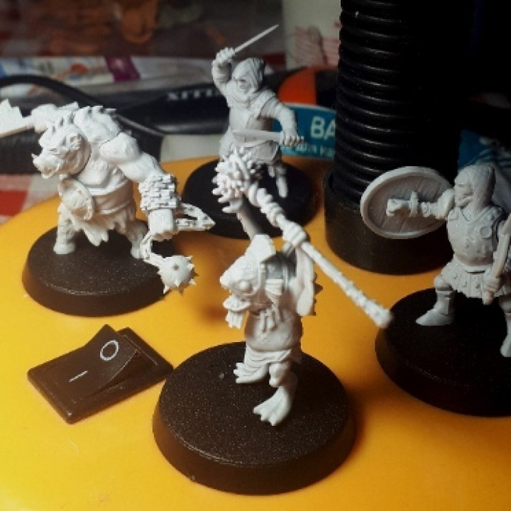 3D Printable Darkest Dungeon Mobs set by Gabriel Garcia
