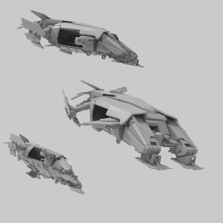 3D Printable Heck Ghost Liege Lord Dropship - Presupported by ThatEvilOne 3D Printable Heck Ghost Liege Lord Dropship - Presupported by ThatEvilOne