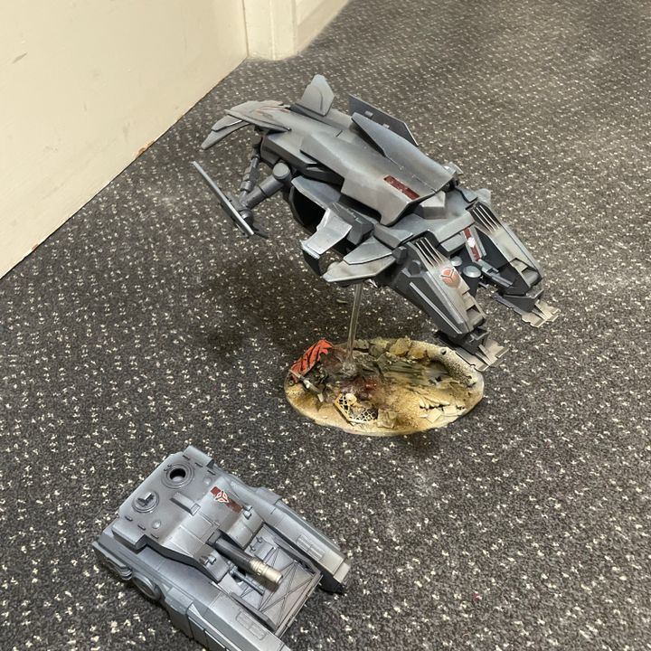 3D Print of Heck Ghost Enforcer MBT - Presupported by sullivanelliott