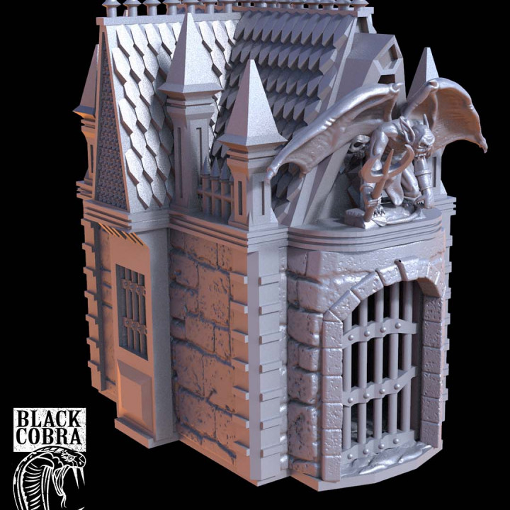 3D Printable Vampire Crypt by BlackCobraMiniatures