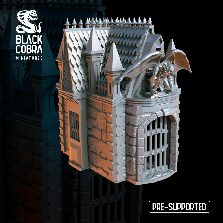 3D Printable Vampire Crypt by BlackCobraMiniatures