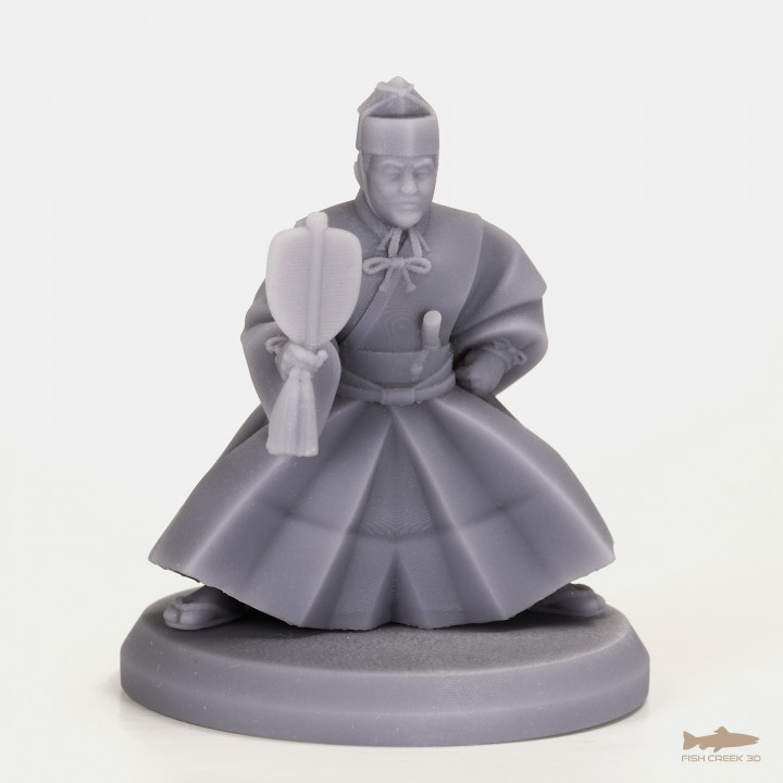 3D Printable Gyoji - Sumo Wrestler Miniature by Fish Creek 3D