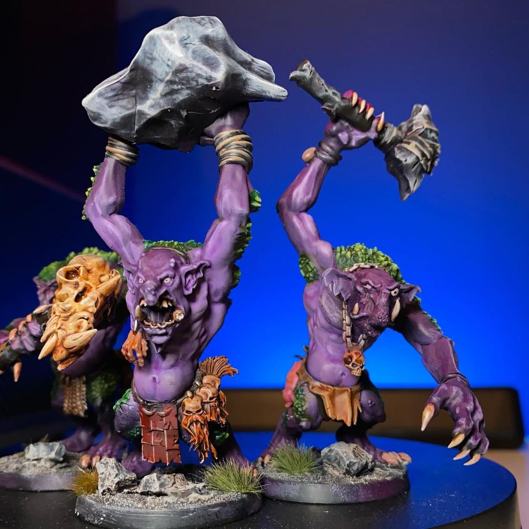 3D Printable Stone Trolls Battle-Ready regiment (10 Stone Trolls) by ...