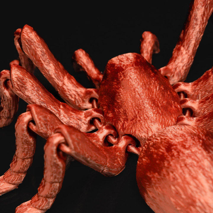 3D Printable Articulated Tarantula by Stlflix