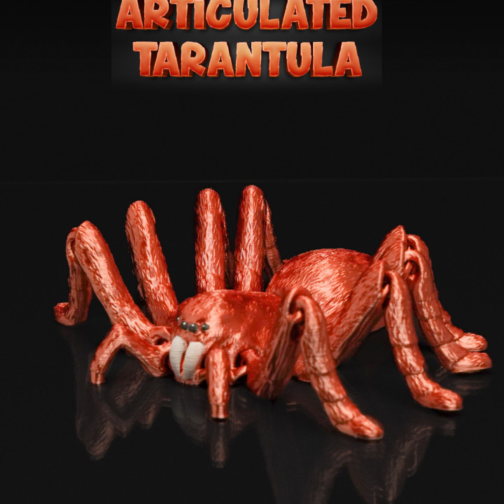 3D Printable Articulated Tarantula by Stlflix