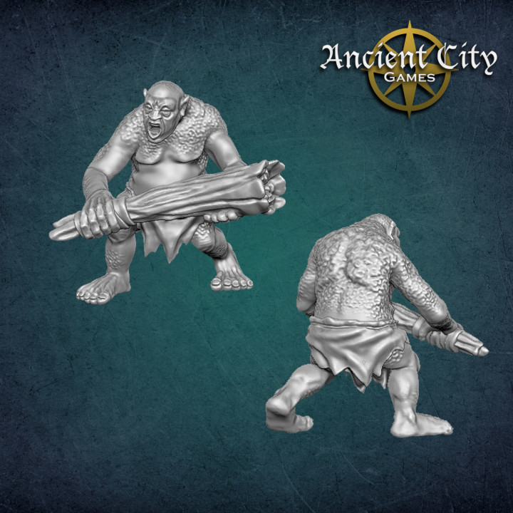 3D Printable Ogre Pack by Ancient City Games
