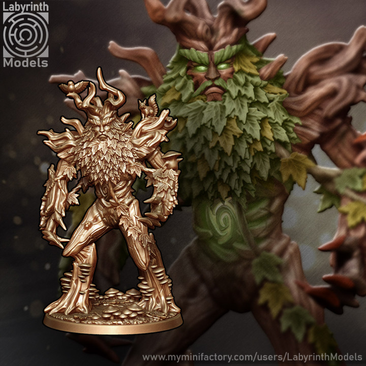 3D Printable Tree Spirit - 32mm scale by Labyrinth Models