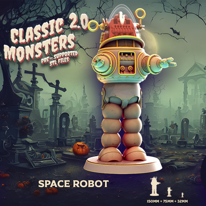 3D Printable Space robot by Heroes and Beasts