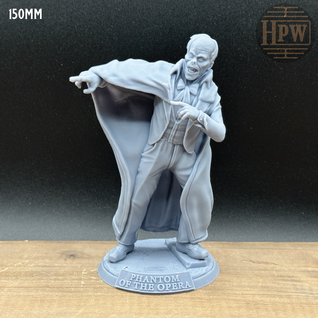 3D Printable phantom of the opera + bust by Heroes and Beasts