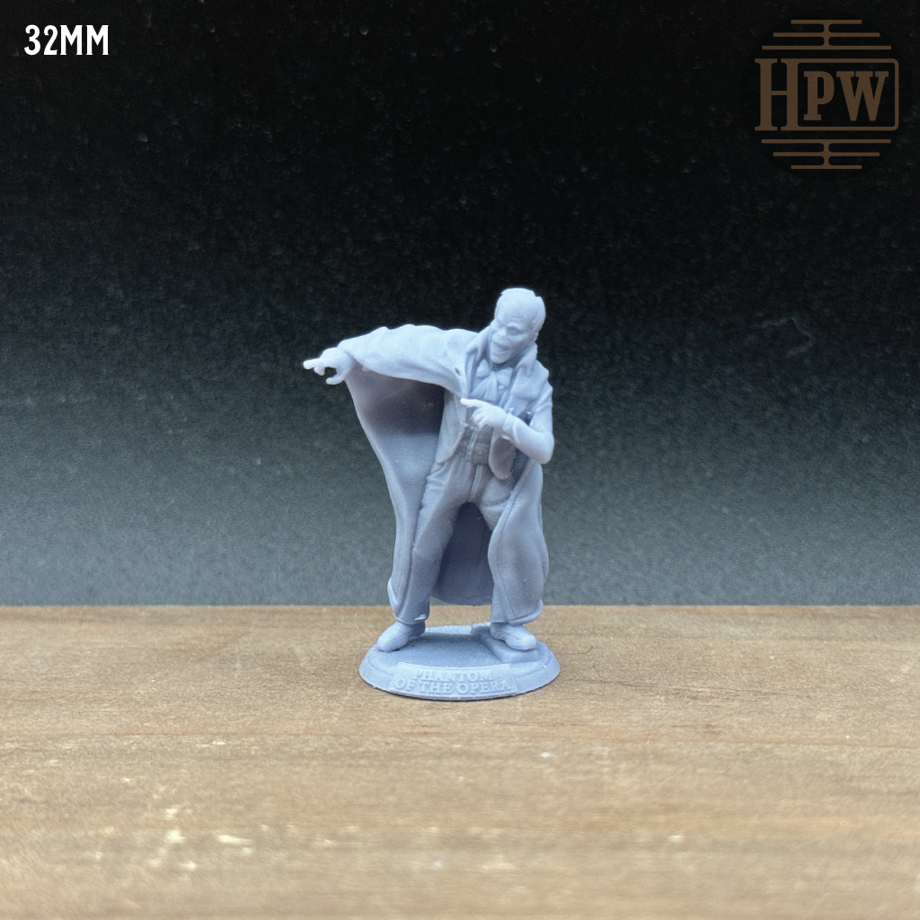 3D Printable phantom of the opera + bust by Heroes and Beasts