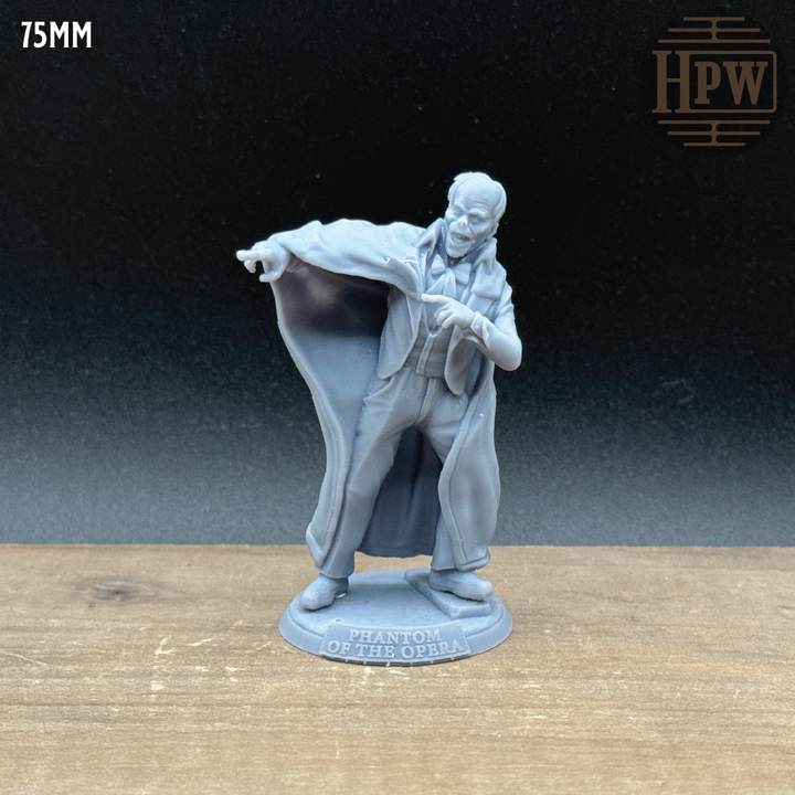 3D Print of phantom of the opera + bust by HamiltonPrintWorks