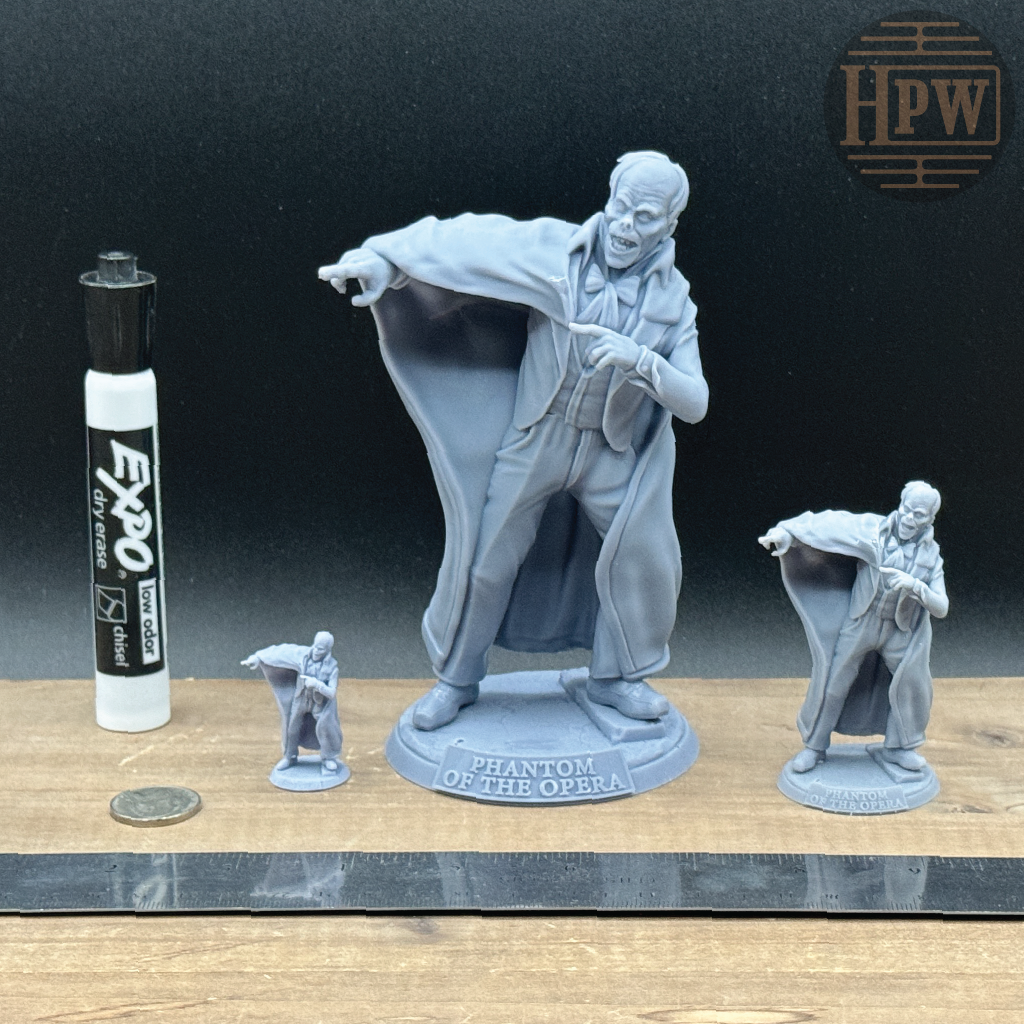 3D Printable phantom of the opera + bust by Heroes and Beasts