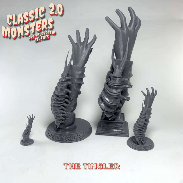 3D Printable The Tingler + bust by Heroes and Beasts