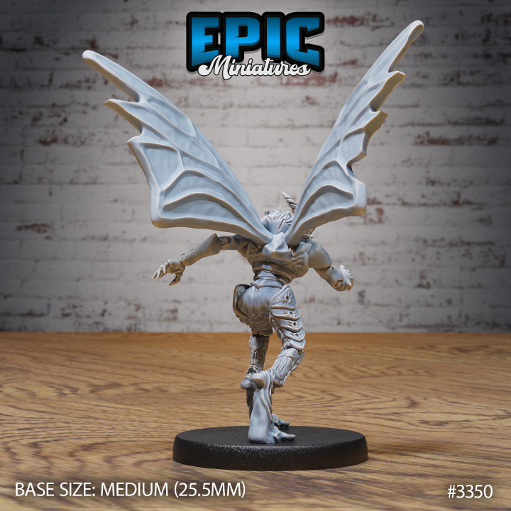 3D Printable Moth Folk Warrior Attack / Insect Hybrid / MAle Insectoid ...