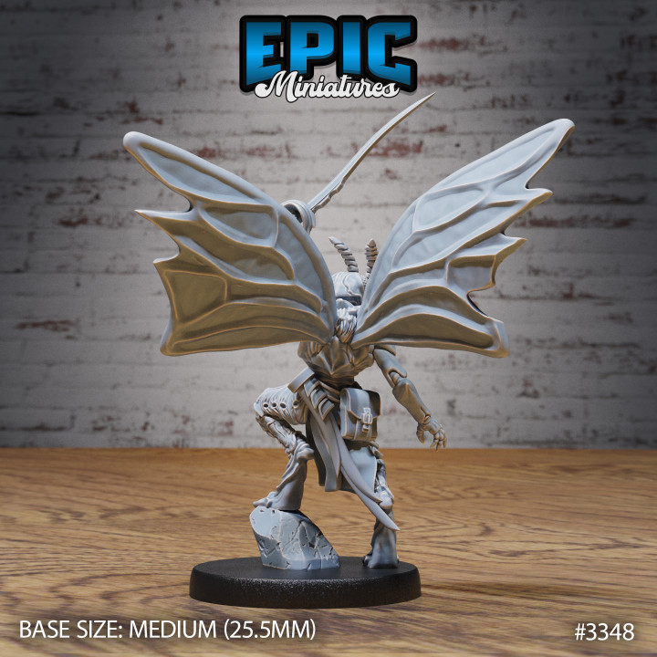 3D Printable Moth Folk Warrior Set / Insect Hybrid / MAle Insectoid ...