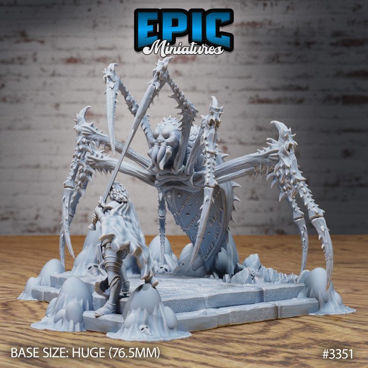 3D Printable Giant Jungle Spider / Evil Arachnid Tribe / Forest Crawler ...