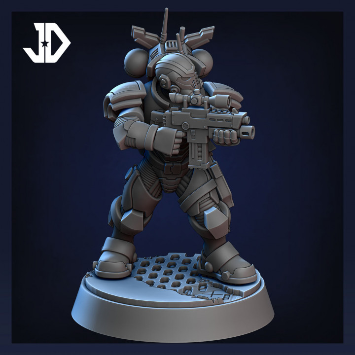 3D Printable Vanguard Infiltrators - 5 PACK by JD miniatures