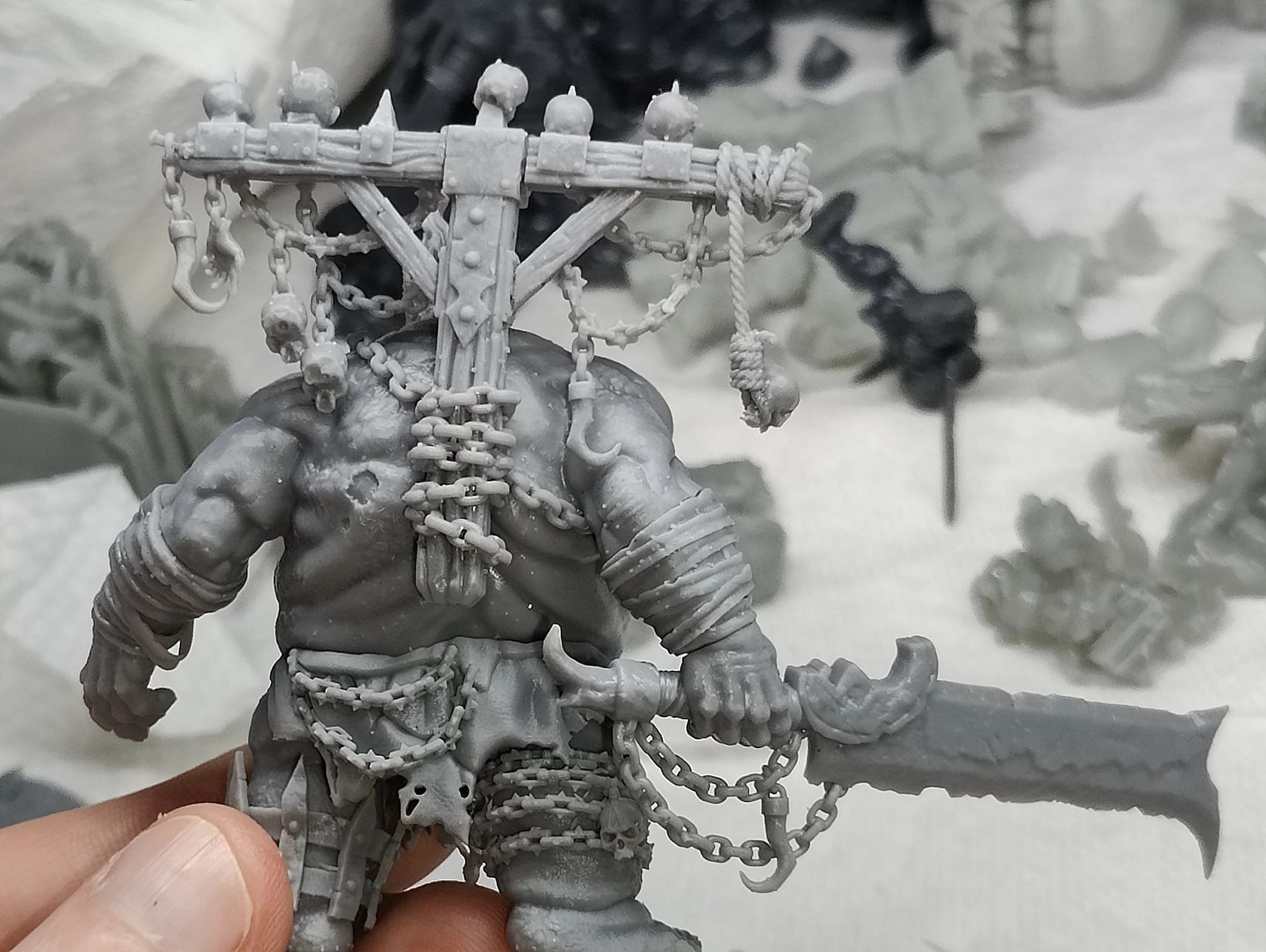 3D Printable The Executioner from Hell by MeshBrain Lab