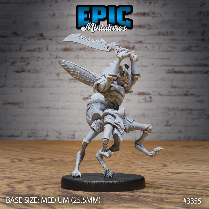 3D Printable Insect Warrior Attack / Insectoid Army / Winged Forest ...