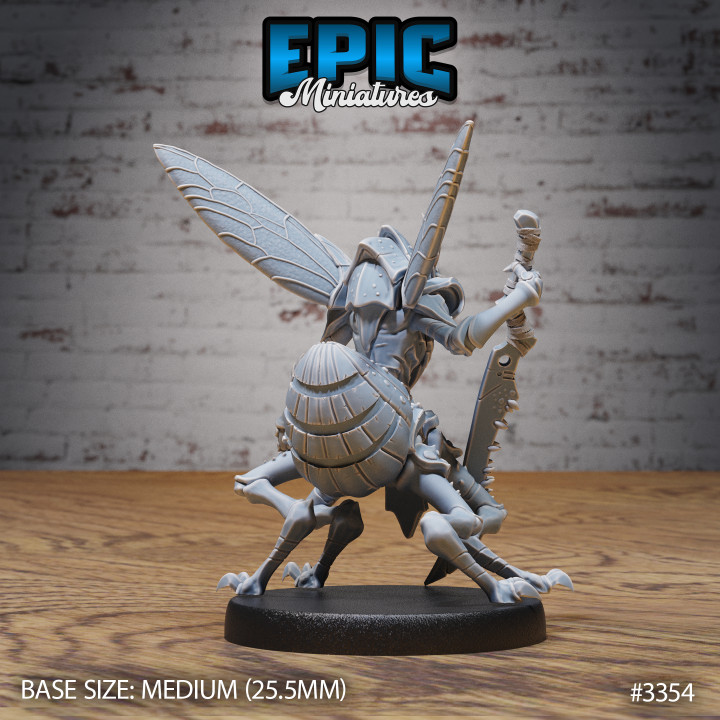 3D Printable Insect Warrior Set / Insectoid Army / Winged Forest ...