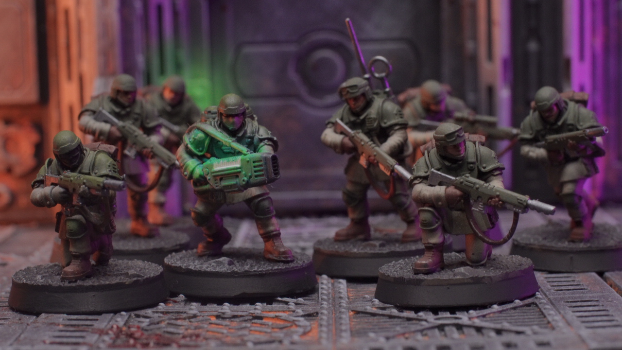 3D Printable Shock Troops – Squad of the Imperial Force by RedMakers