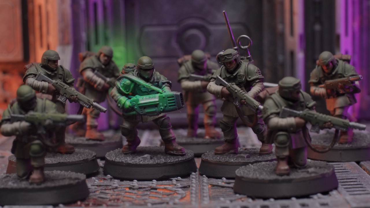 3D Printable Shock Troops – Squad of the Imperial Force by RedMakers