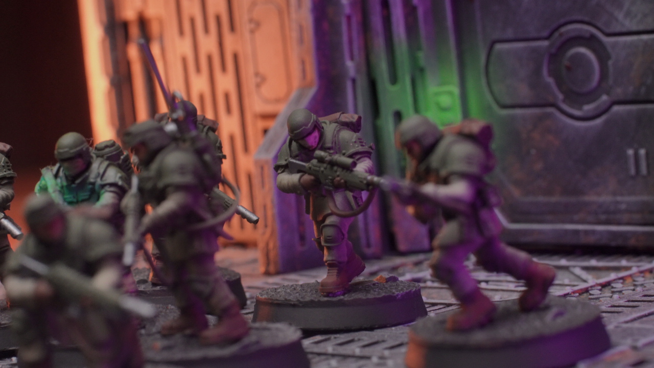 3D Printable Shock Troops – Squad of the Imperial Force by RedMakers