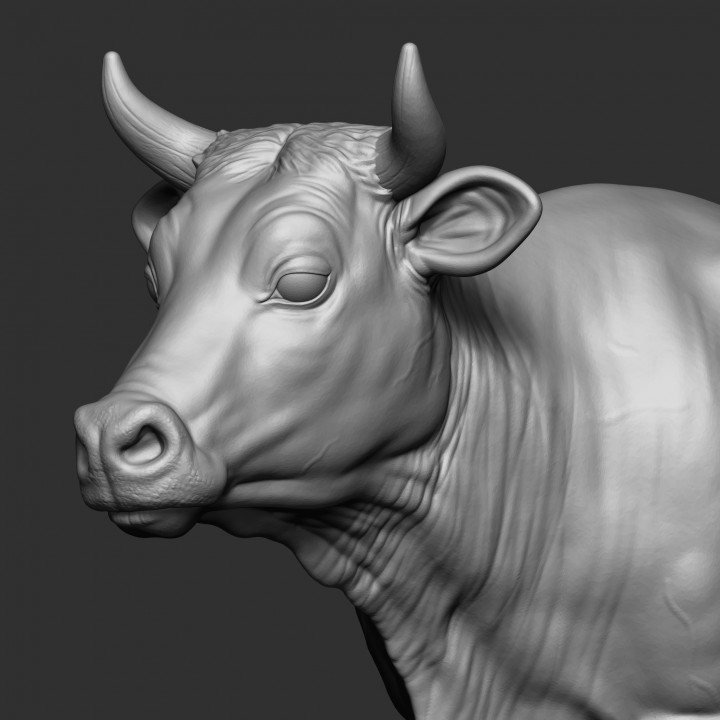3D Printable cow by YD STUDIO
