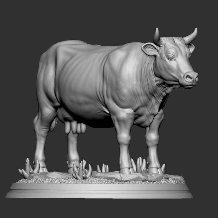 3D Printable cow by YD STUDIO