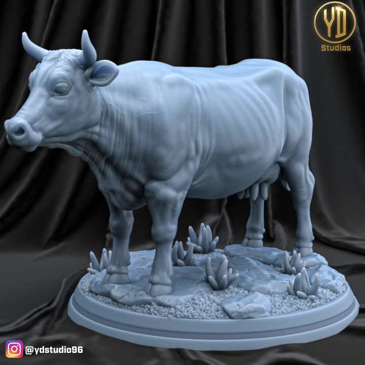3D Printable cow by YD STUDIO