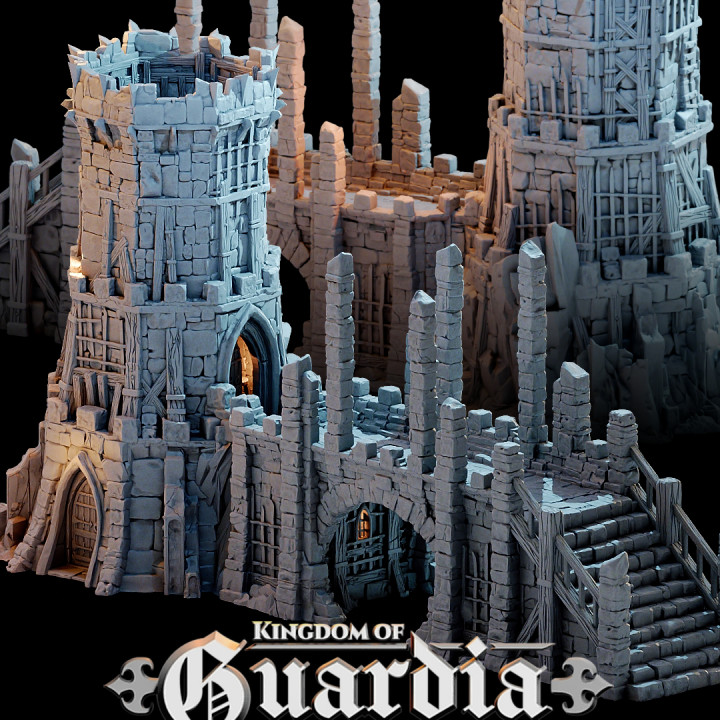 3D Printable Tower - Kingdom of Guardia: The Outpost Tower by Dalla ...